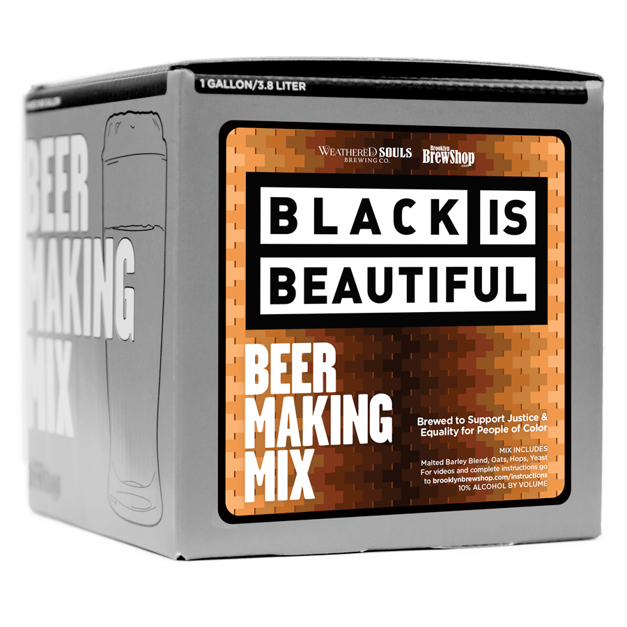 Black Is Beautiful: Beer Making Kit - Brooklyn Brew Shop