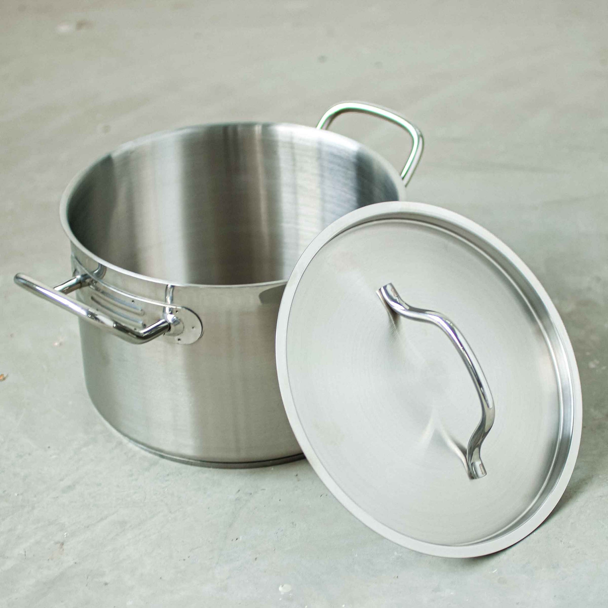 8-Quart Pot Stainless Steel with Lid - Brooklyn Brew Shop